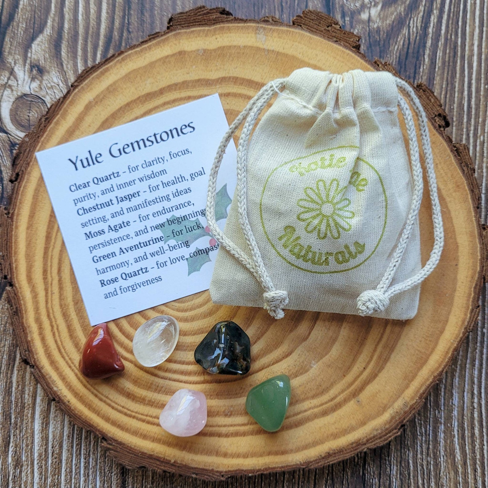 Yule Crystal Set | Gemstones for Winter Solstice | Yule Celebration - Etsy