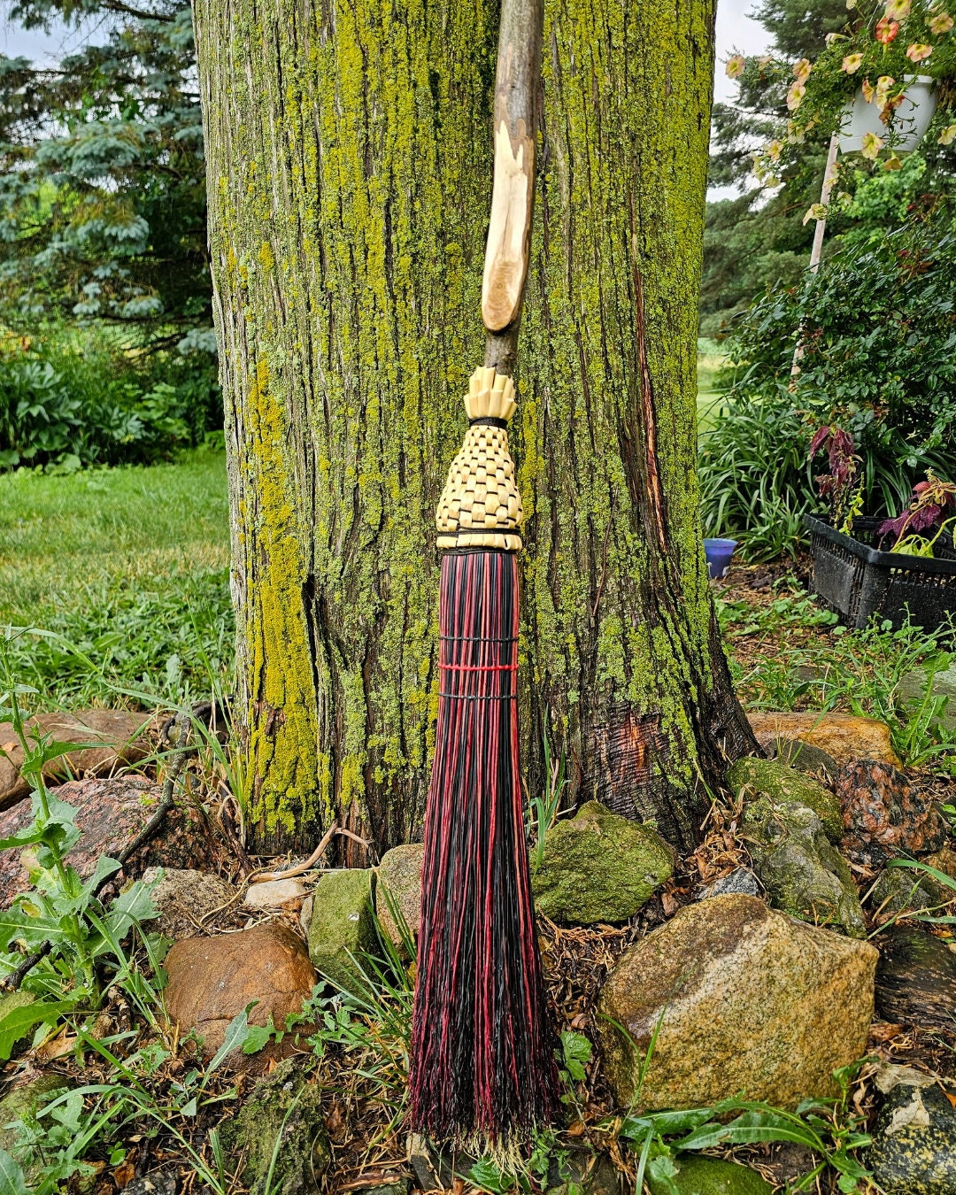 Handmade Witches Besom Broom Cottagecore Halloween Decor Samhain ...