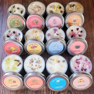 Scent Sample Mini Candle: Soy Wax Travel Candle (2 Oz) - Etsy