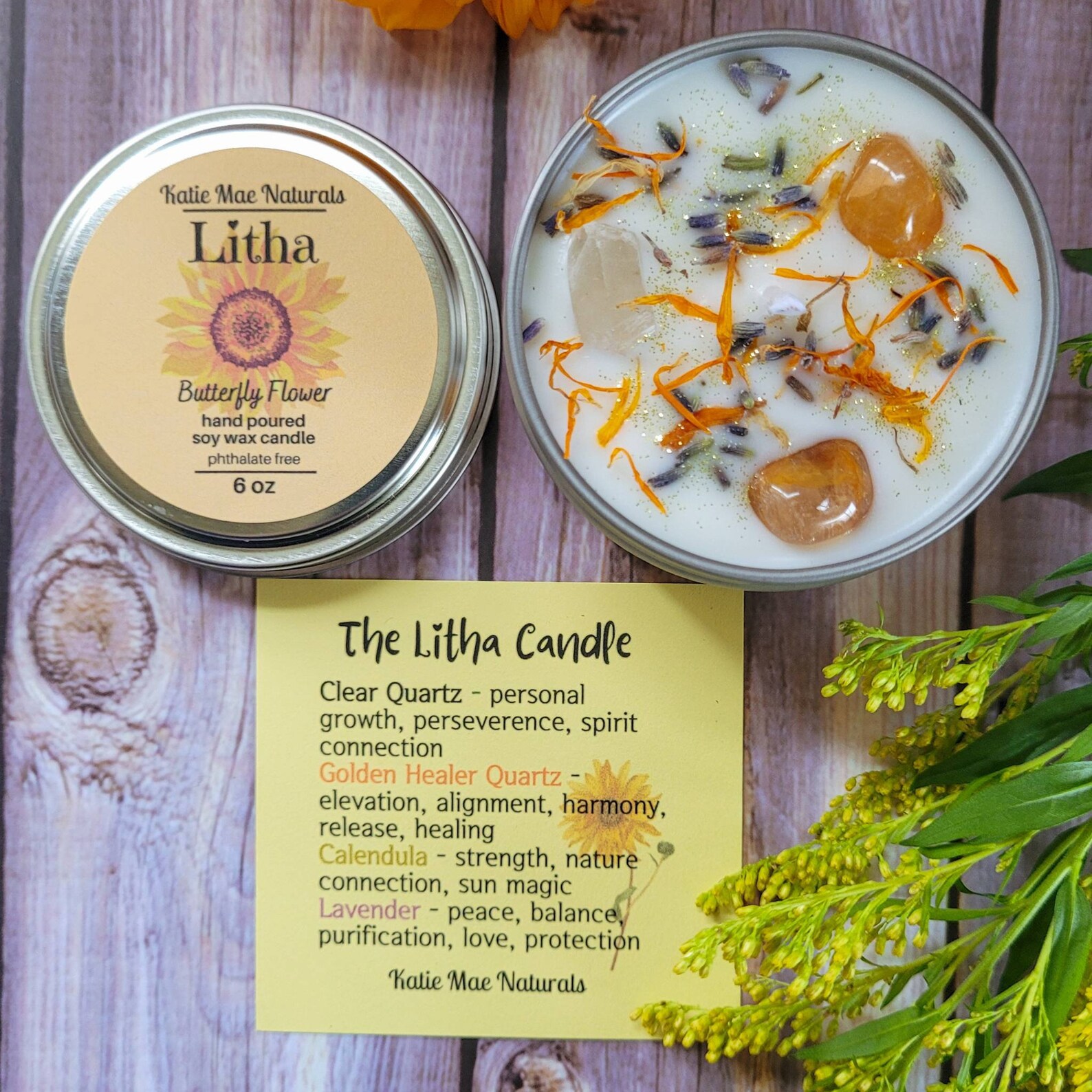 Litha Candle Summer Solstice Candle Midsummer Altar | Etsy