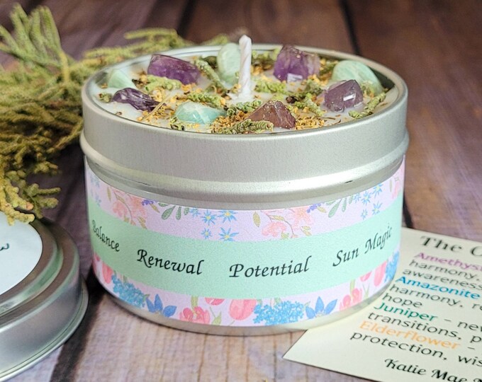 Ostara Ritual Candles, 6 Ostara Mini Ritual, Chime Candles, Beeswax ...