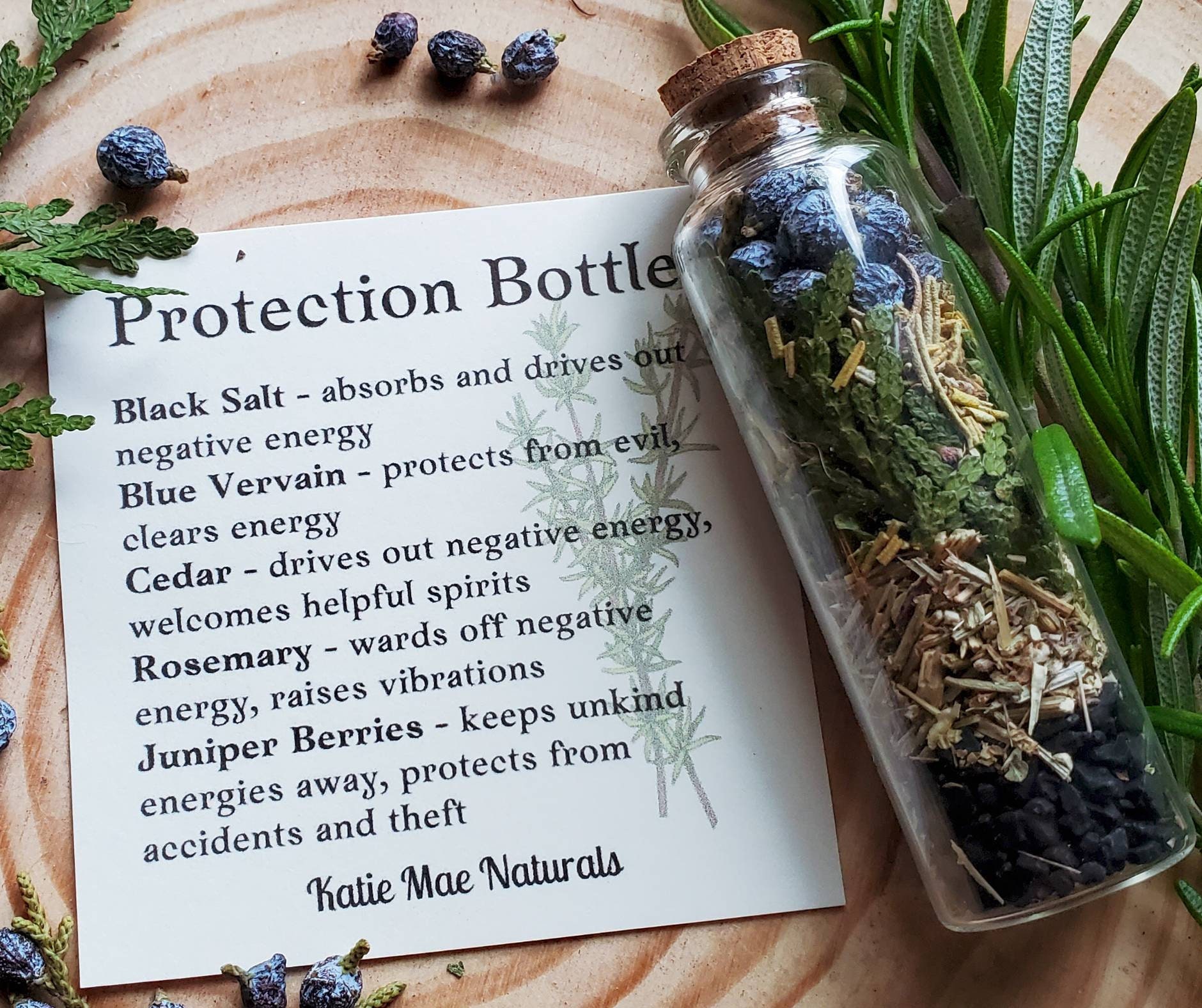 Protection Spell Bottle Witch Bottle | Etsy
