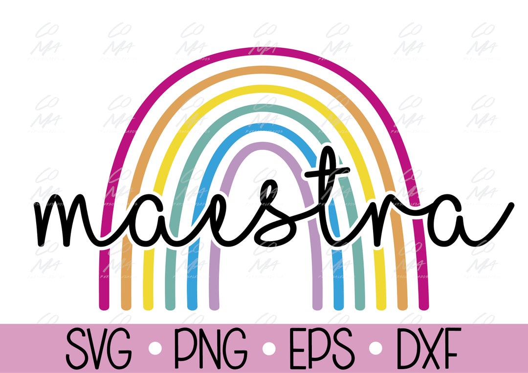 SVG Master Rainbow - Etsy