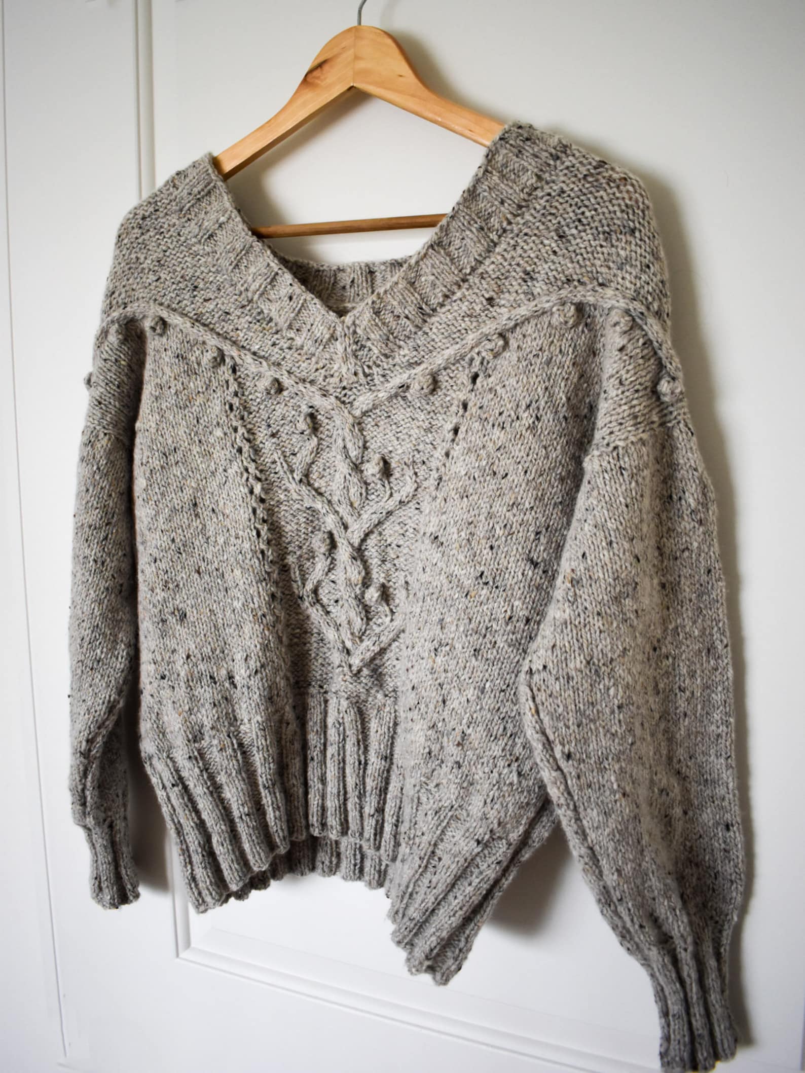 Cable Knit Pullover Pattern: Woodspirit Icelandic Lopi Sweater (PDF ...