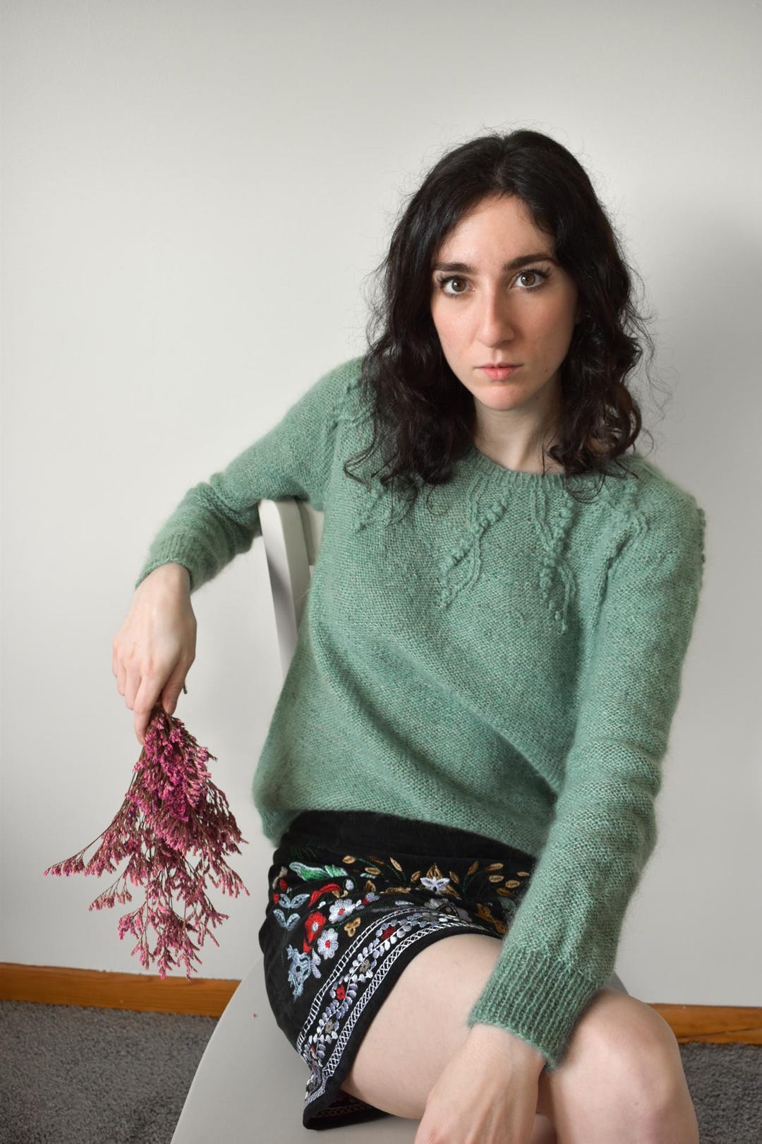 Seaweed Pullover Knitting Pattern PDF - Top Down Seamless Sweater ...