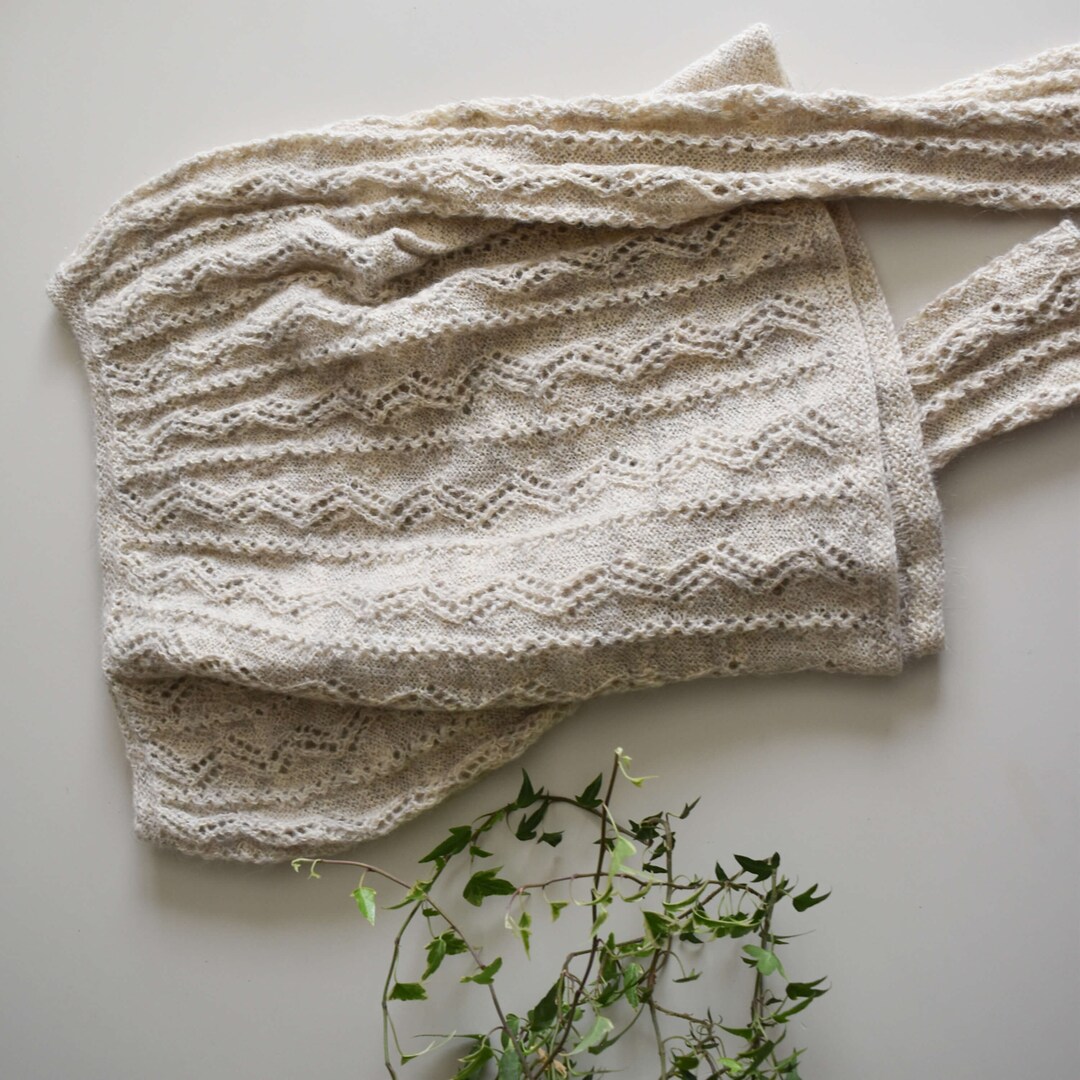 Lace Yoke Sweater Knitting Pattern: Top-down Seamless Shetland Wool ...
