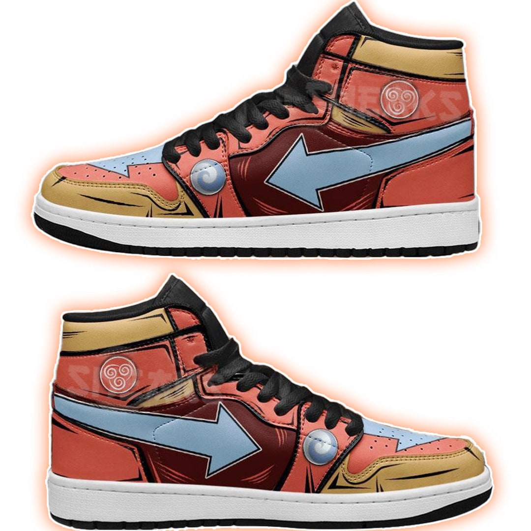 Avatar Airbender Aang Sneakers Custom Anime Shoes - Etsy