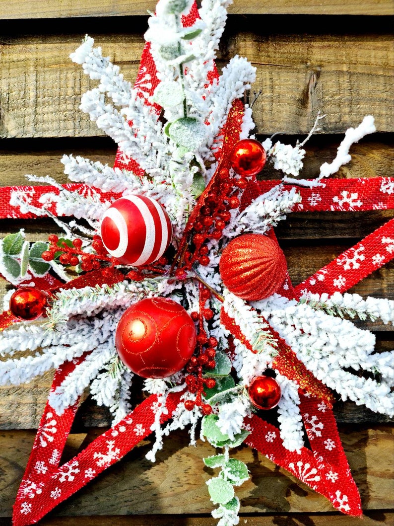 Christmas Star Decor,christmas Decoration, Door Decor, Unique ...