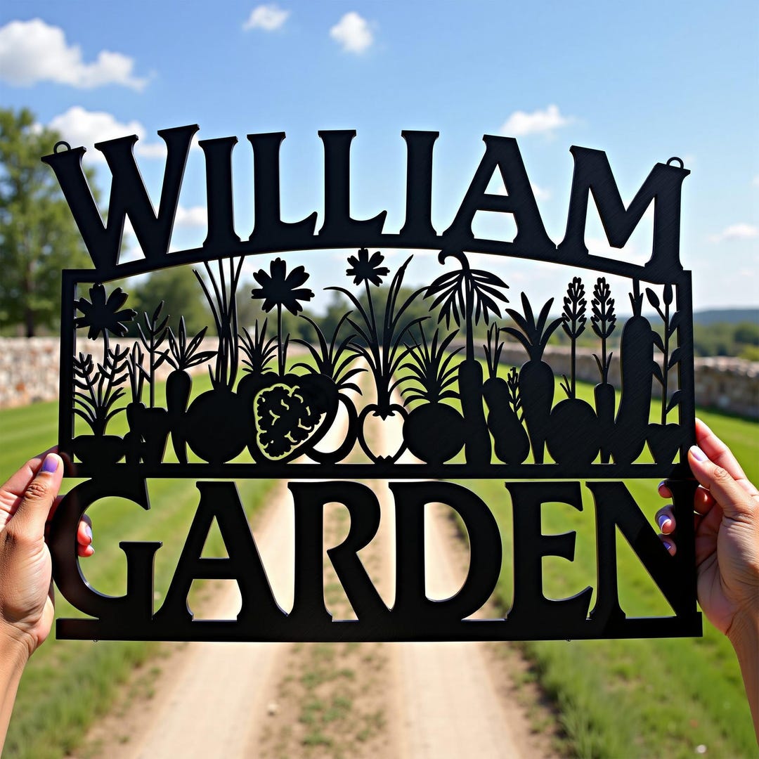 Custom Garden Signs | Personalized Vegetable Signs | Garden Decorations ...