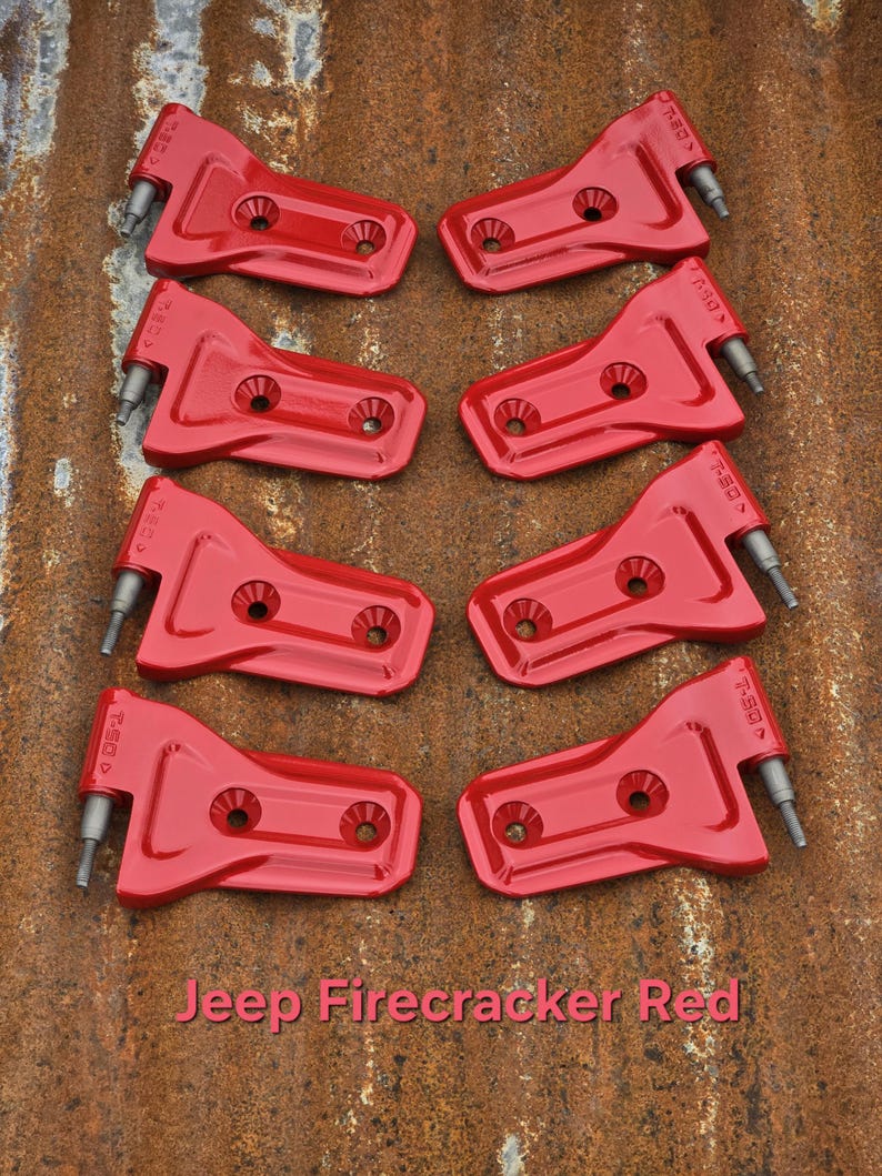 Custom Powder Coated Jeep Wrangler Replacement Door Hinges! Compatible ...