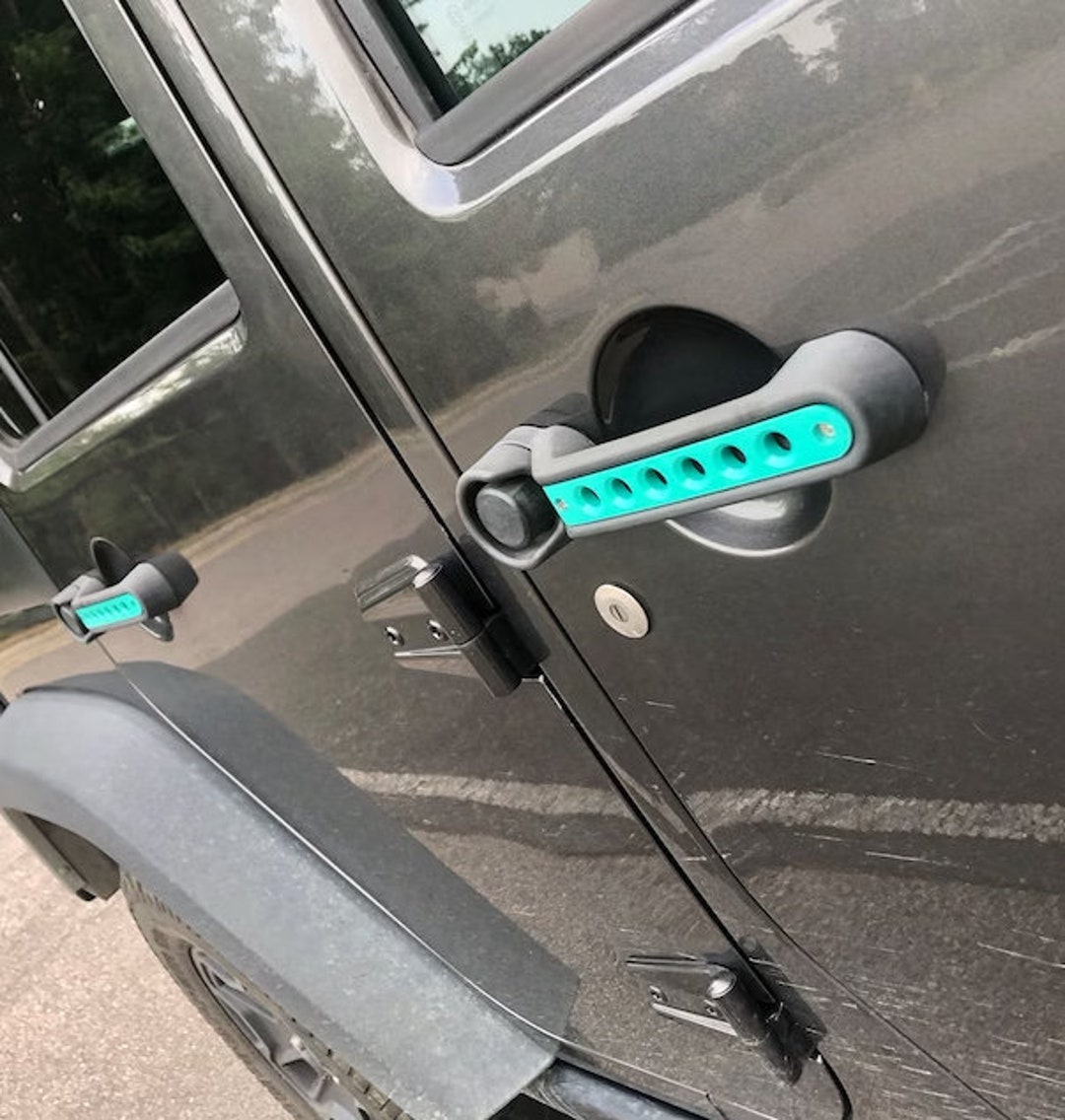 Custom Powder Coated Door Handle Inserts, Compatible With Jeep Wrangler, Multiple Colors to ...