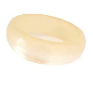 Bangle bracelet. Vintage moon glow cream off white ivory. | Etsy