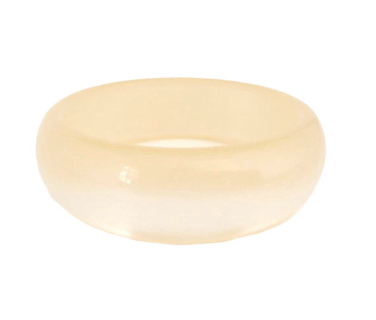 Bangle bracelet. Vintage moon glow cream off white ivory. | Etsy