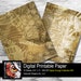 Sepia Grunge Digital Paper, Instant Download, Printable Collage ...