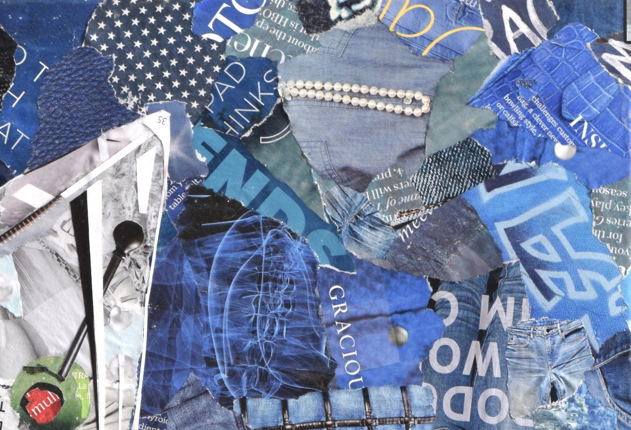 Martini Glass Collage Print Bar Decor Wall Art - Etsy