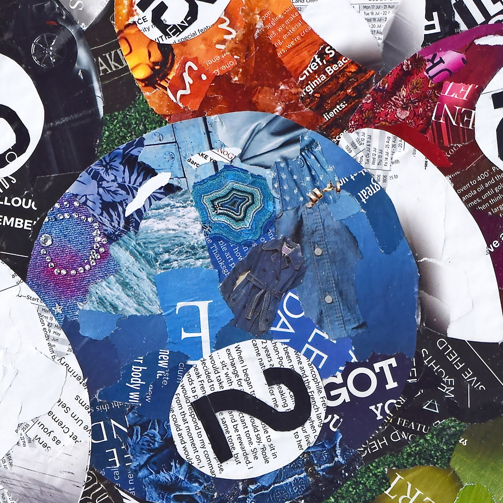 Pool Balls Billiards Eight Ball Colorful Collage Art Limited Edition ...