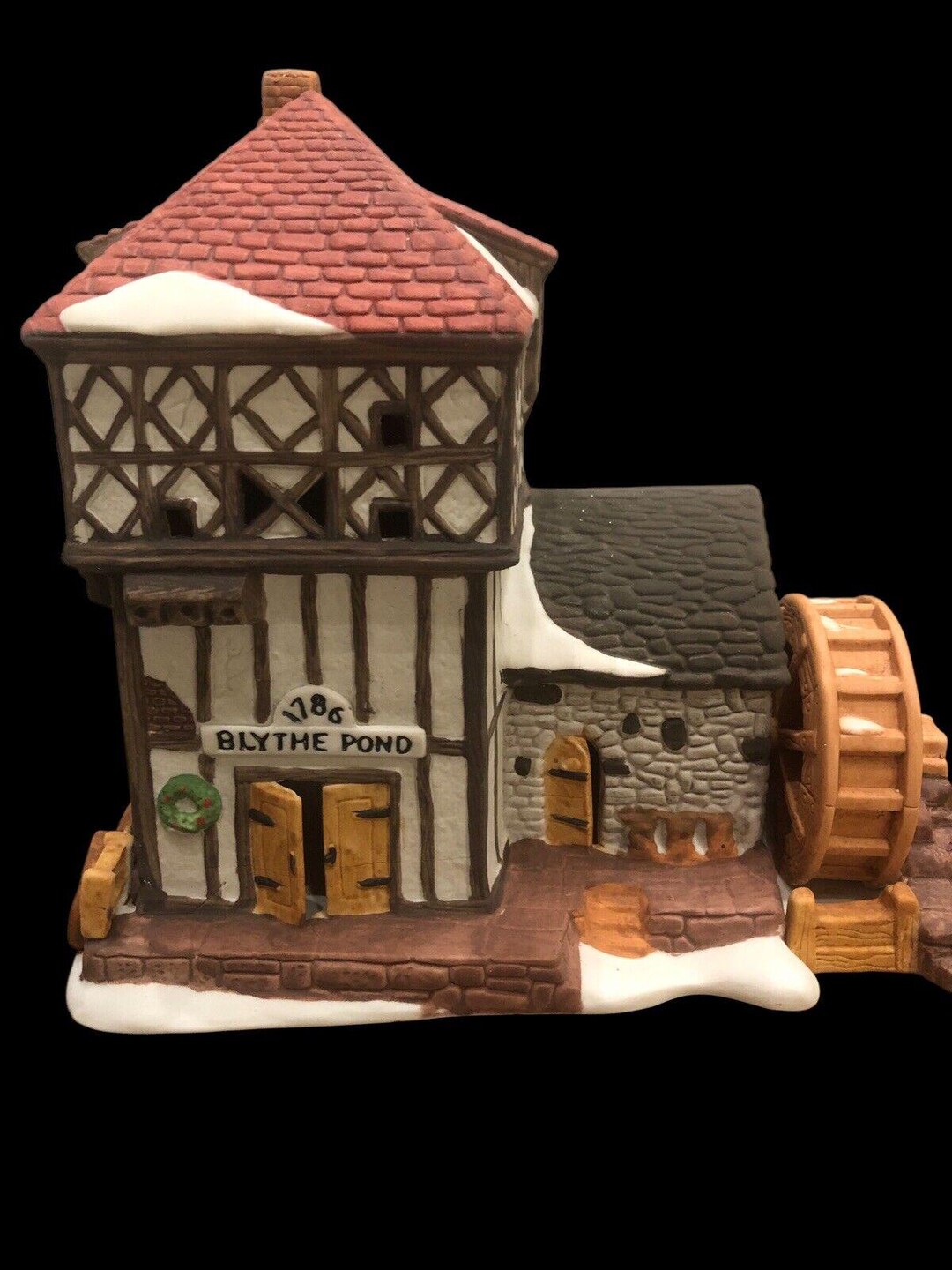 Department 56 Dickens Village 1986 Blythe Pond Mill House 6508-0 ...