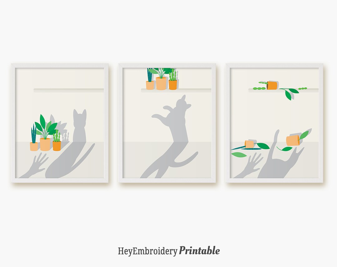 Funny Cat Print, Cat Owner Gift, Cat Poster, Cat Dad Gift, Cat ...