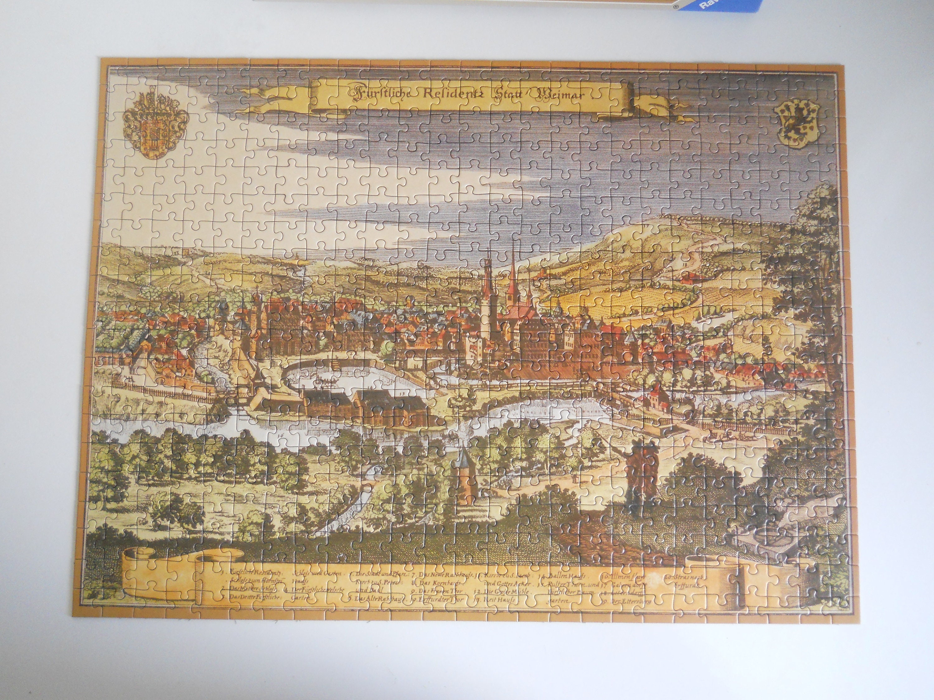 Ravensburger Puzzle instead of Weimar Princely Residence Based on a ...