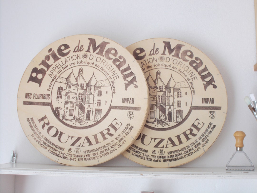 Large French Vintage Cheese Box Camembert Cheese Box Restaurant ...