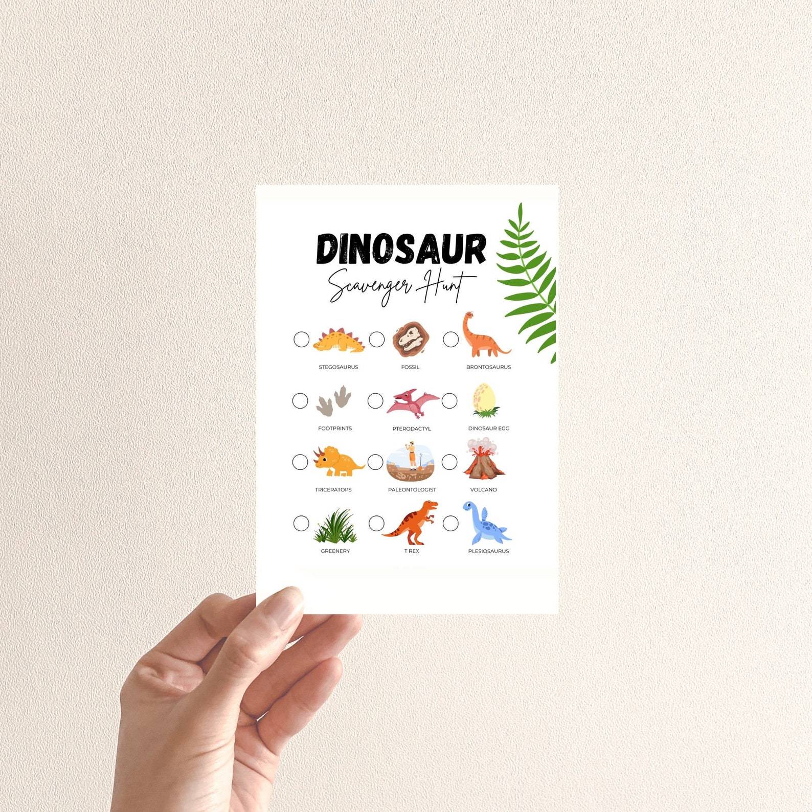 Dinosaur Scavenger Hunt | Kids Dinosaur Game | Scavenger Hunt | Dino ...