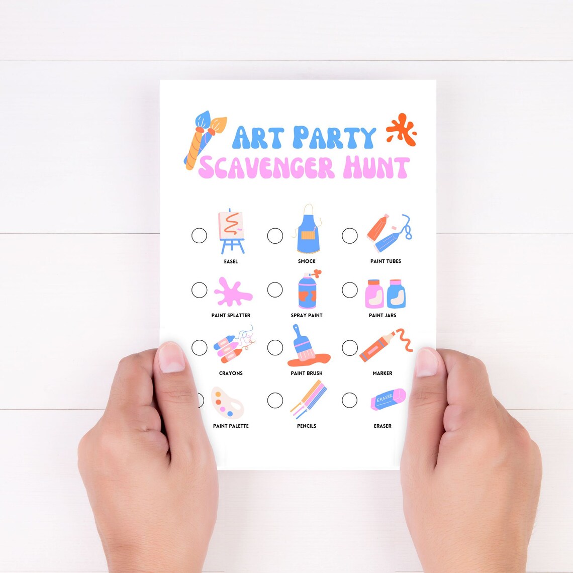 Art Party Birthday Games | Kids Paint Party Games | Paint Party ...