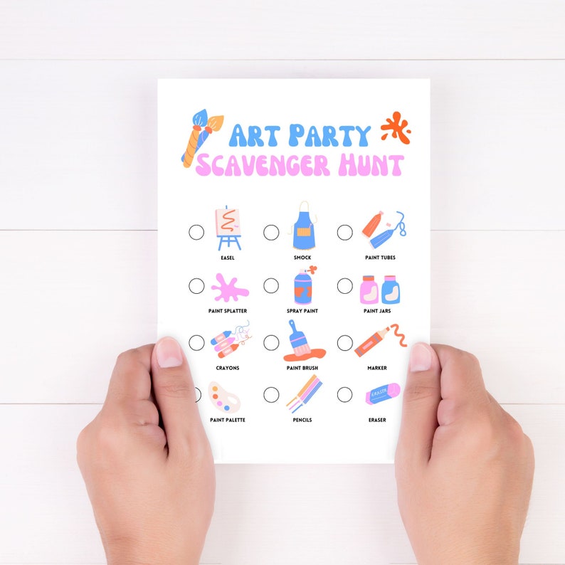 Art Party Birthday Games | Kids Paint Party Games | Paint Party ...