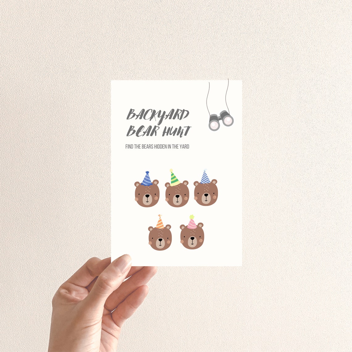 Kids Bear Hunt Game - Scavenger Hunt - Etsy