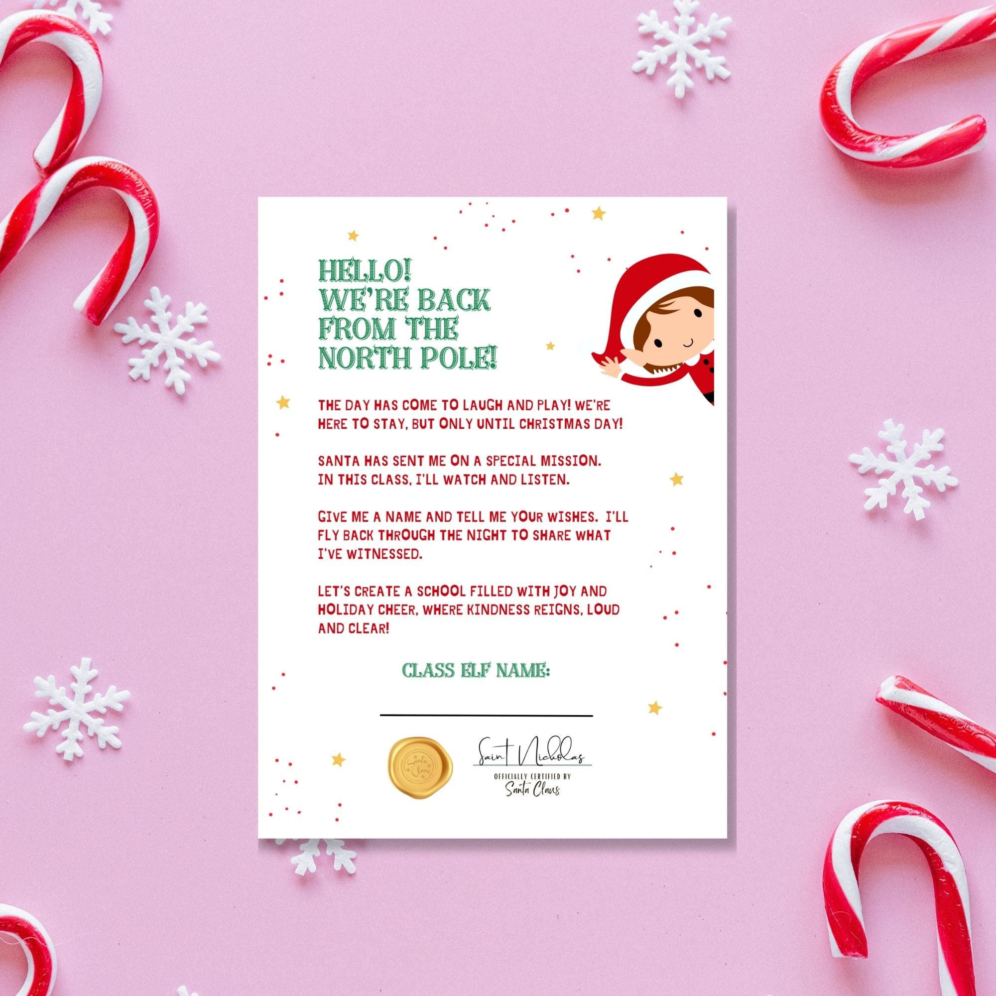 Elf On The Shelf Printable Letter Pack For Teachers Welcome Elf Letter elf-on-the-shelf-printable-letter-pack-for-teachers-welcome-elf-letter