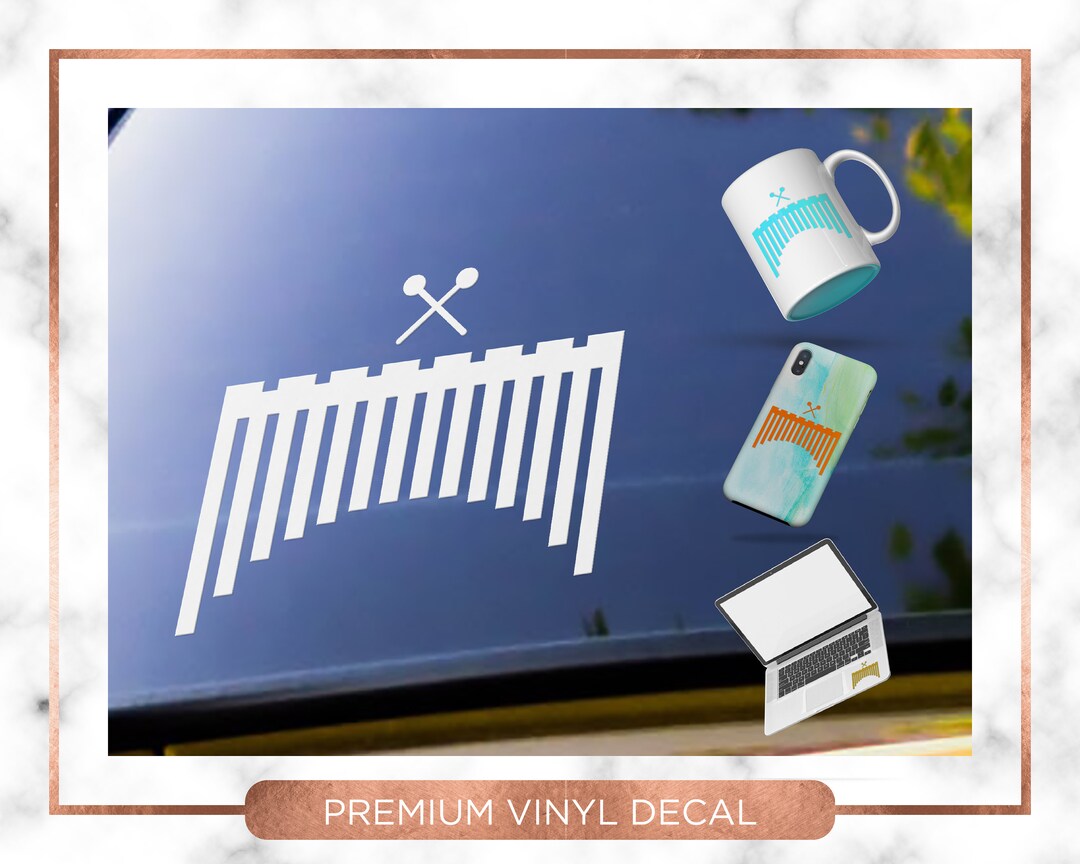 Vinyl Marimba Decal | Marimba Window Sticker | Marimba Bumper Sticker ...