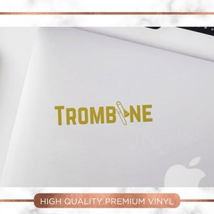 Vinyl Trombone Decal | Trombone Window Sticker | Trombone Computer ...