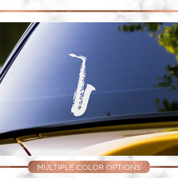 Saxophone Decal - Etsy