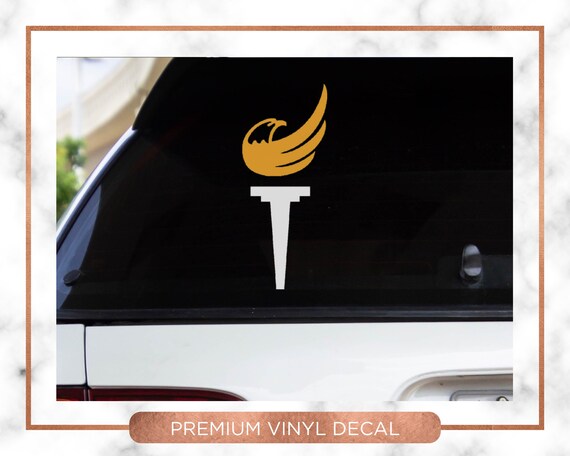 Libertarian Torch Logo Car Decal Libertarian Bumper Sticker | Etsy