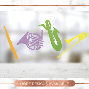 Realistic Vinyl Trombone Decal | Trombone Window Sticker | Trombone ...