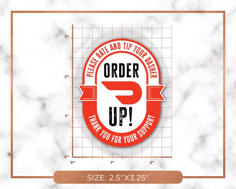 Doordash Dasher Delivery Driver Stickers Bag Stickers - Etsy