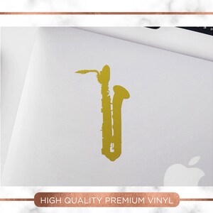 Vinyl Bari Saxophone Decal | Saxophone Window Sticker | Saxophone ...