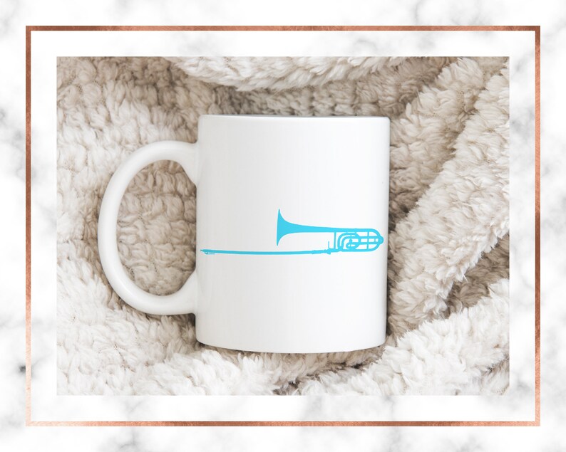 Realistic Vinyl Trombone Decal Trombone Window Sticker - Etsy