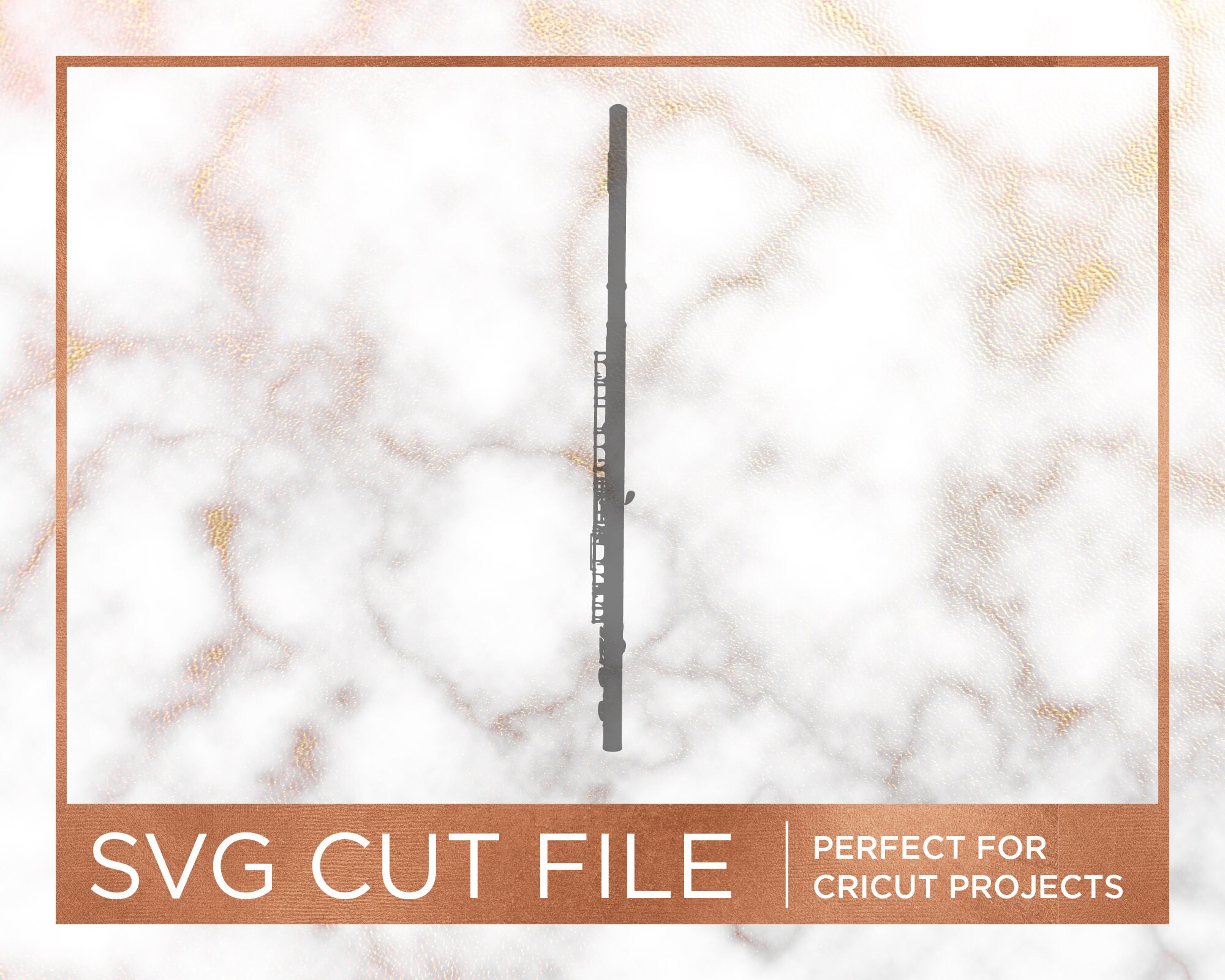 Flute SVG Cut File Flute Silhouette Flute Clipart Cricut | Etsy