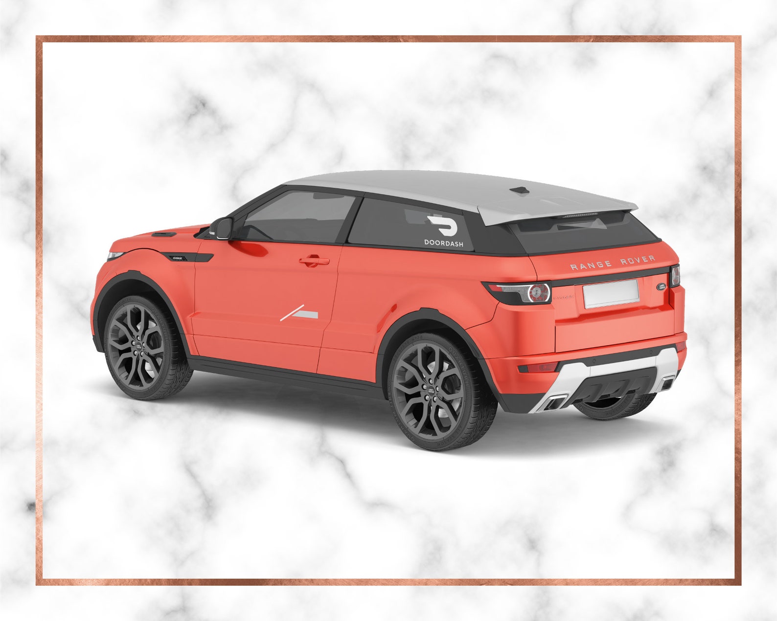 Doordash Car Decal Doordash Delivery Driver Vinyl Decal | Etsy