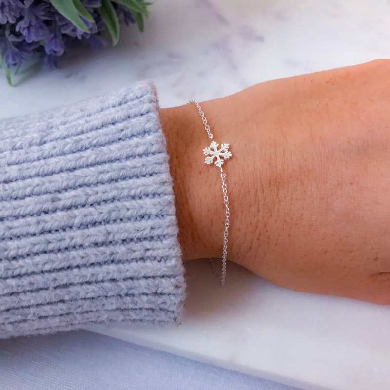 Snowflake Bracelet - Etsy
