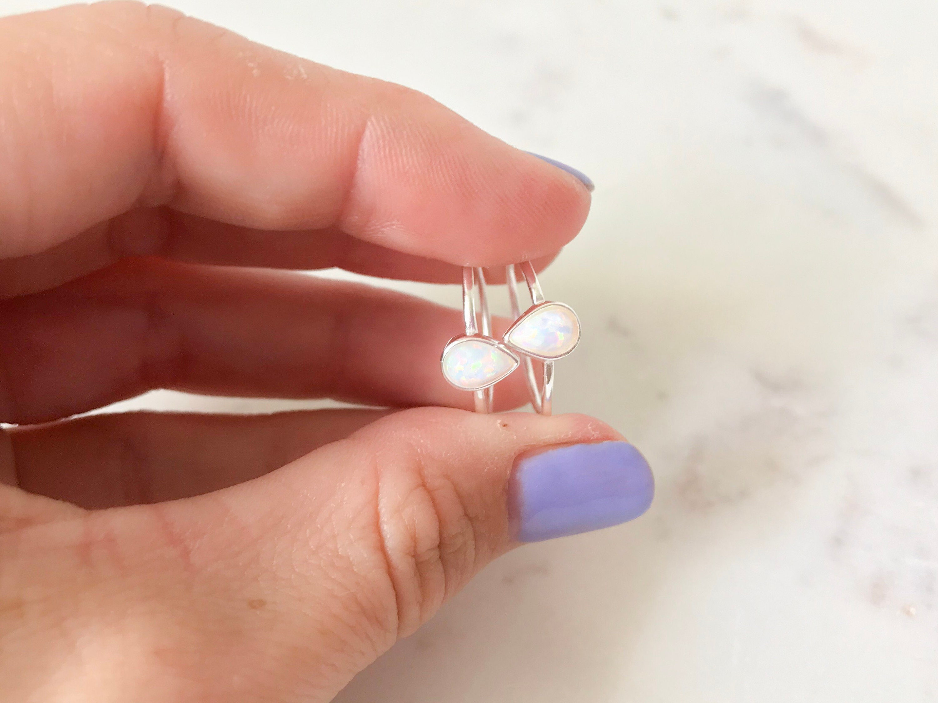 Opal Tear Drop Ring | Ring for Women | Opal Ring | Tear Drop Ring ...