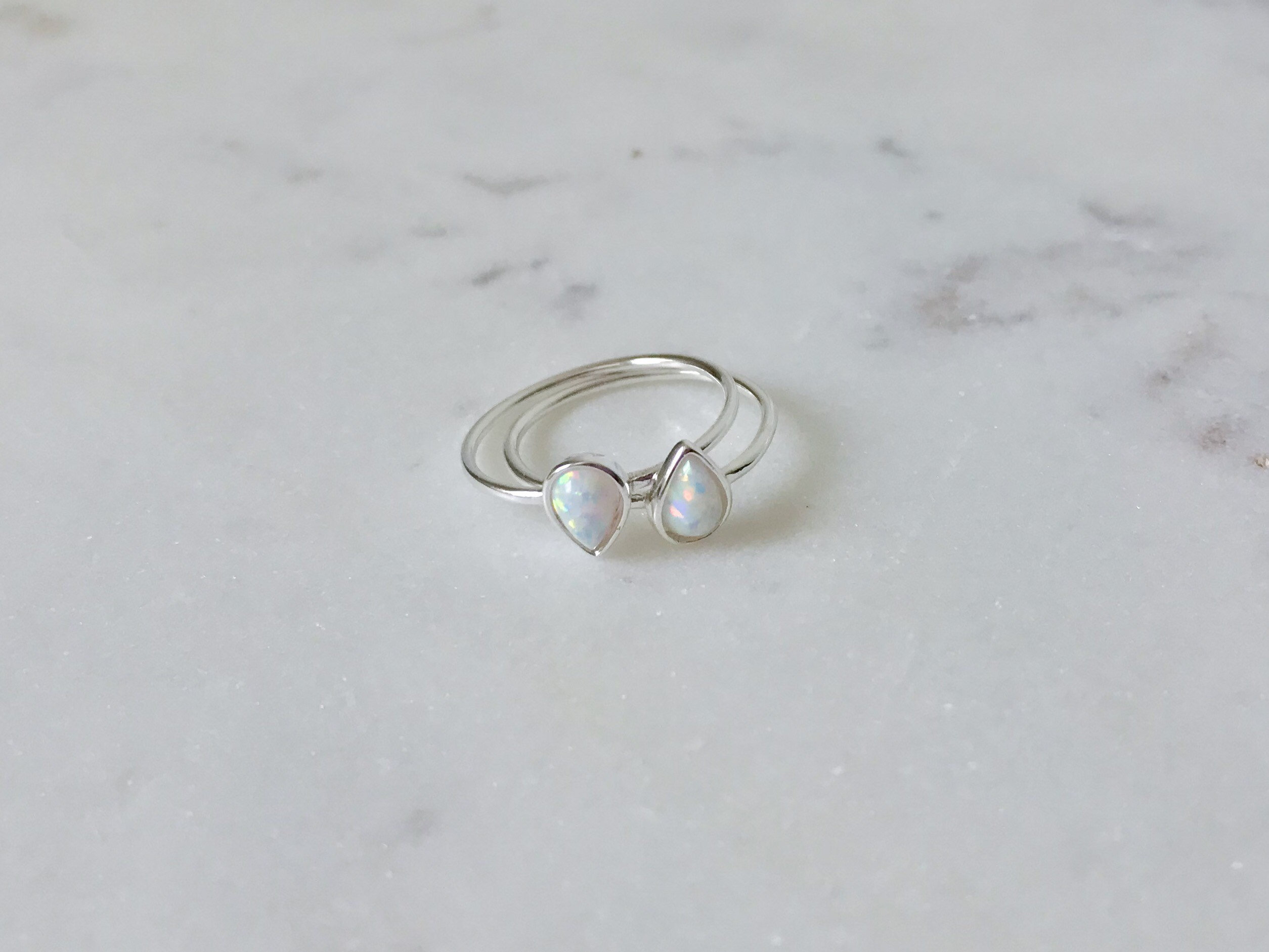 Opal Tear Drop Ring | Ring for Women | Opal Ring | Tear Drop Ring ...