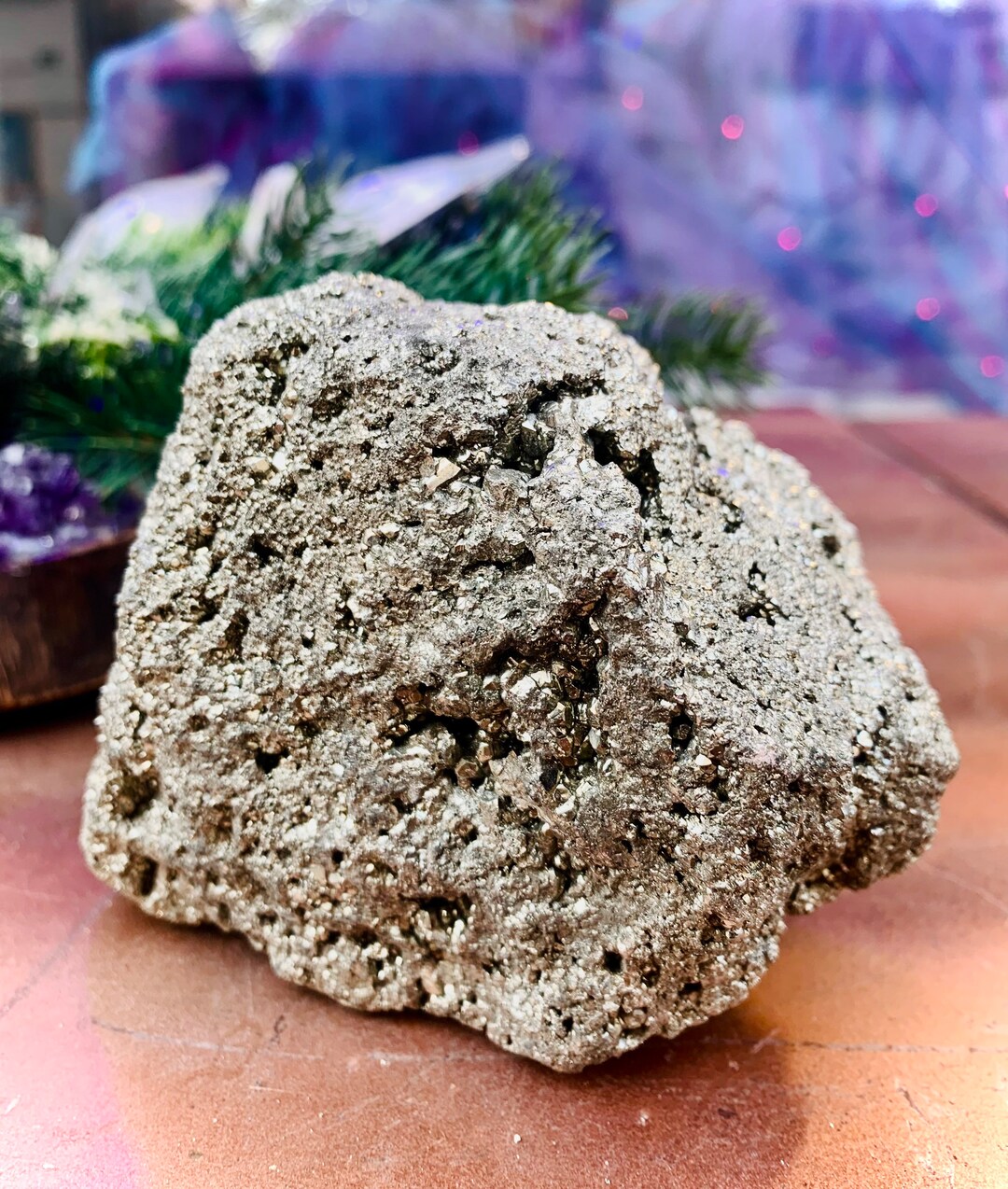 Huge Raw Pyrite Builder's Stone Construction Lithotherapy Methodology ...