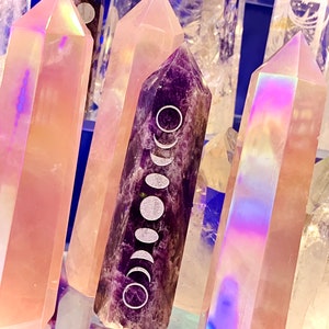 Point Tower Obelisk Amethyst Moon Phase Witch Altar Sorcerer ...