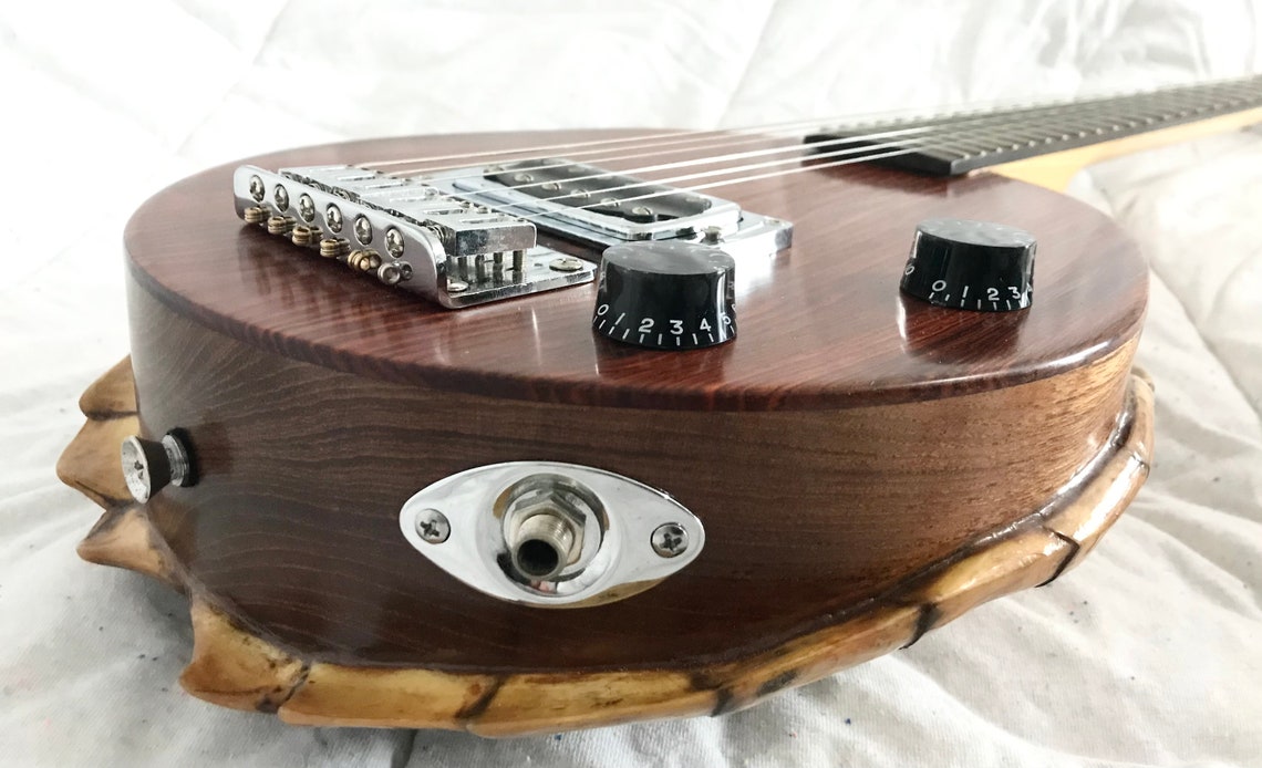 Turtle shell electric guitar Cocobolo Red | Etsy