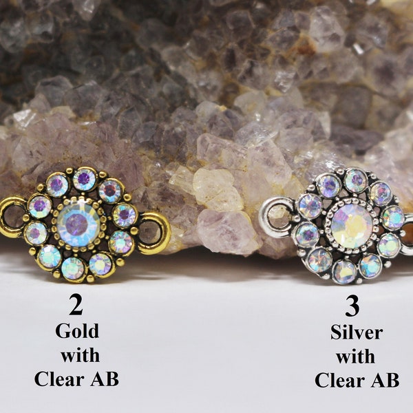 Rhinestone Connector - Etsy