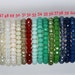 Handmade Stretchy 8x6mm Crystal Bracelets 7.5 Inches - Etsy