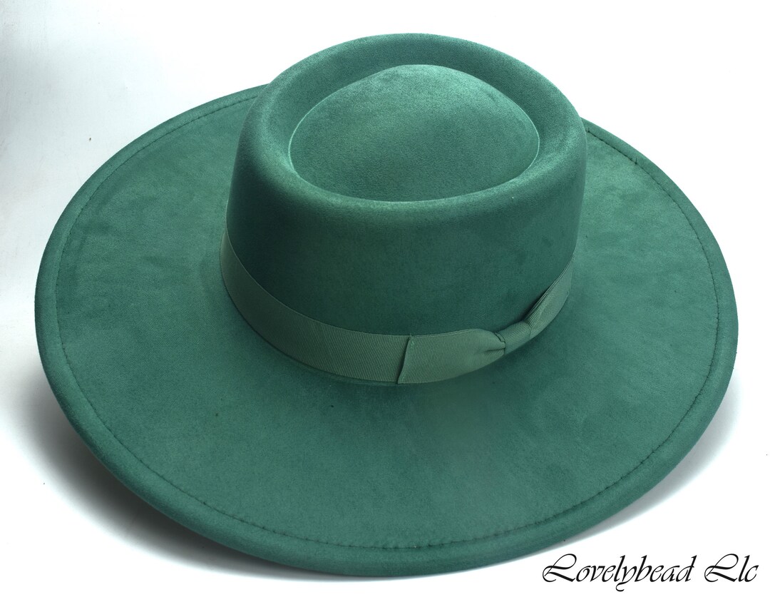 Green Western Cowboy Hat, Country Hat, Western Hat, Rodeo Hat, Wild ...