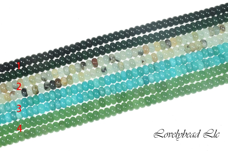 5x8mm Rondelle Gemstone Bead Strand - Etsy