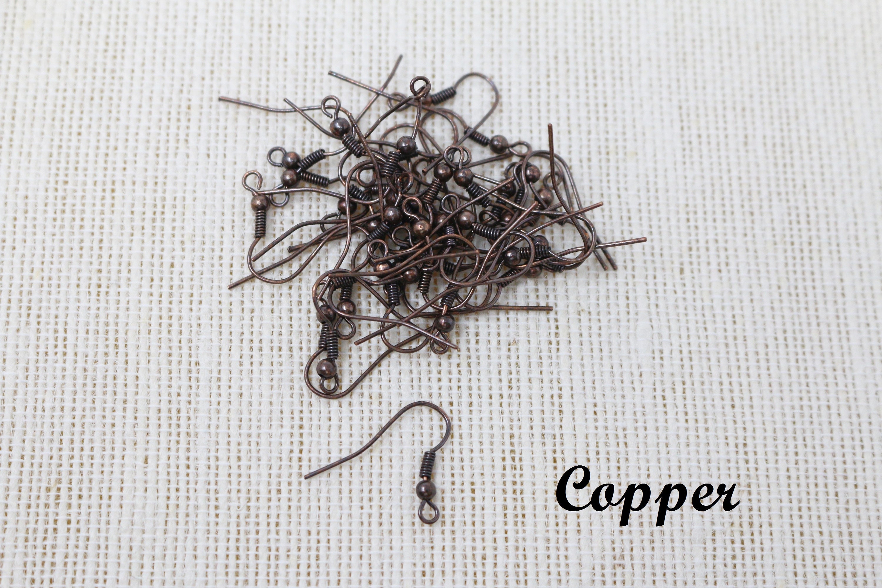 French Hook Finding Ear Wire Fish Hook With Coil and Ball Ear - Etsy